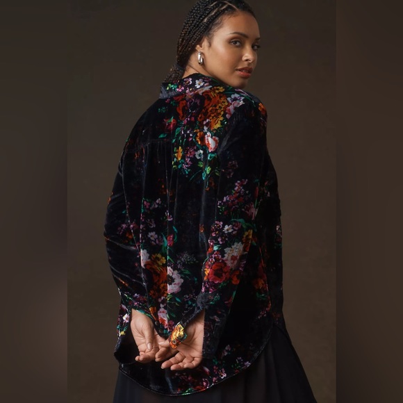 Pilcro | Tops | Nwt Pilcro Relaxed Velvet Buttondown Shirt | Poshmark